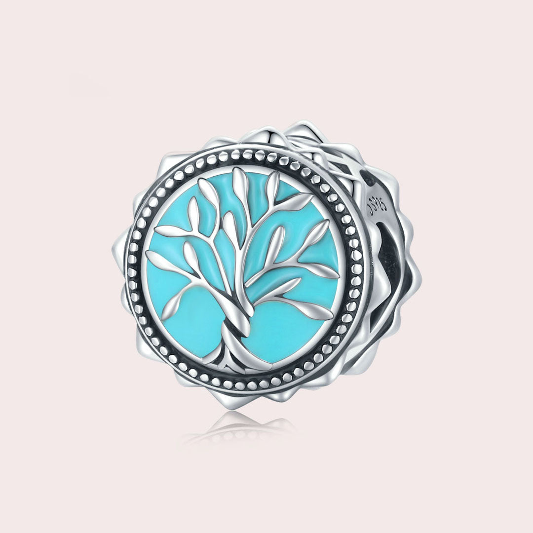 Family Tree Blue Charm. – MOON CHARMS